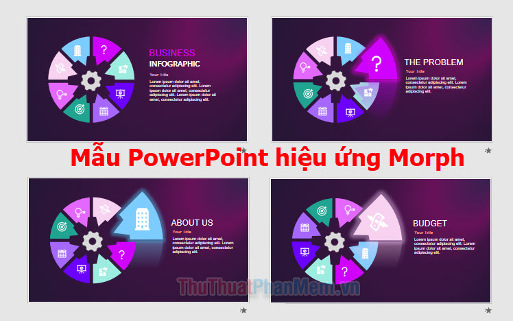 Bộ sưu tập mẫu PowerPoint với hiệu ứng Morph đẹp mắt