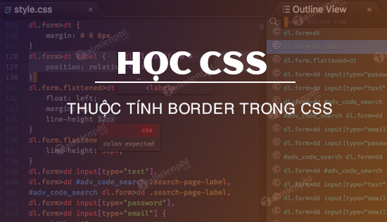 Khám phá sức mạnh của thuộc tính border trong CSS cùng cú pháp và ví dụ ...