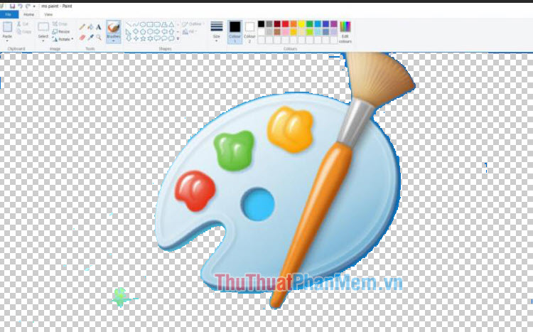 Bí quyết tạo hiệu ứng ảnh trong suốt với Paint