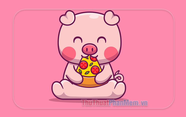 Bộ sưu tập hình nền đáng yêu với chủ đề con heo màu hồng