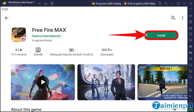 Bí quyết tải và trải nghiệm FF MAX OB38 trên máy tính PC