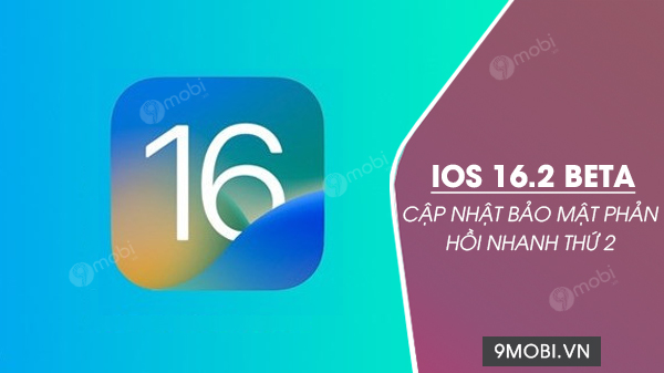 Apple chính thức tung ra bản cập nhật bảo mật phản hồi nhanh thứ 2 cho iOS 16.2