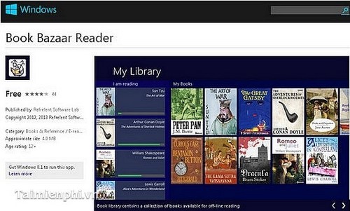 Top 7 Book Reading Apps for Windows 8