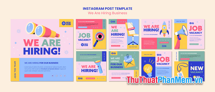Compilation of Recruitment Banner Templates (Vector & PSD Formats)