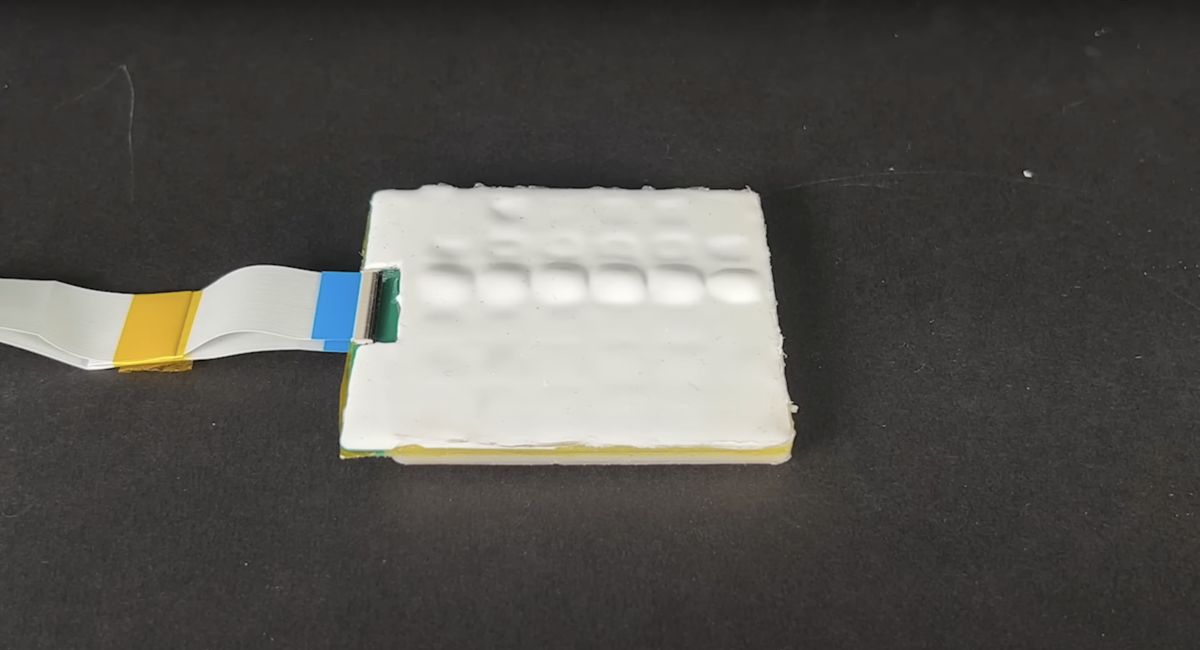 Successful research on OLED display with inflatable keyboard