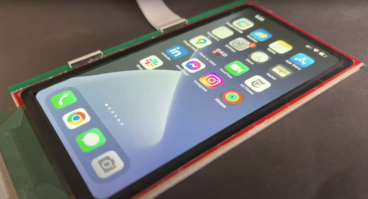 Successful research on OLED display with inflatable keyboard