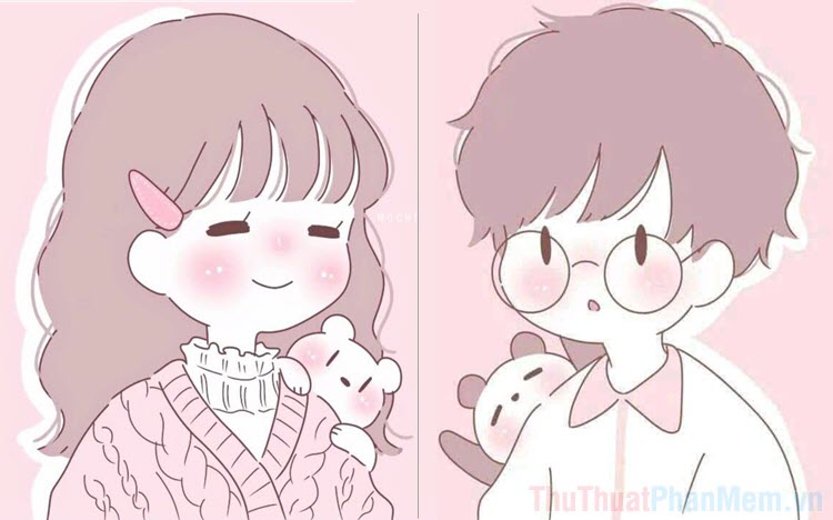 Stunning, adorable, and charming couple avatars