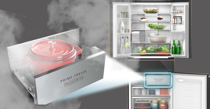Discover the lightning-fast Prime Freeze compartment on Panasonic ...
