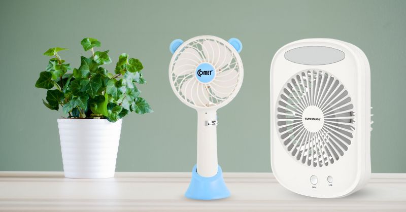 How long does the rechargeable fan last?