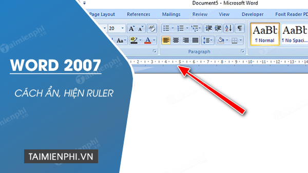 Displaying Ruler in Word 2007 - Revealing the Measurement Bar