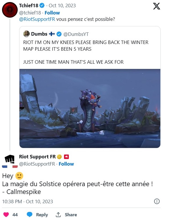 Could the winter map make a comeback in the 2023 season of LMHT?