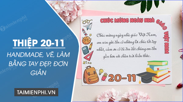 Handmade 20/11 Cards: Simple and Beautiful DIY Ideas for Teachers