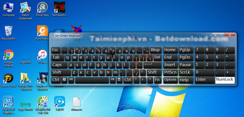 Deactivate the virtual keyboard on your laptop, turn off the onscreen ...