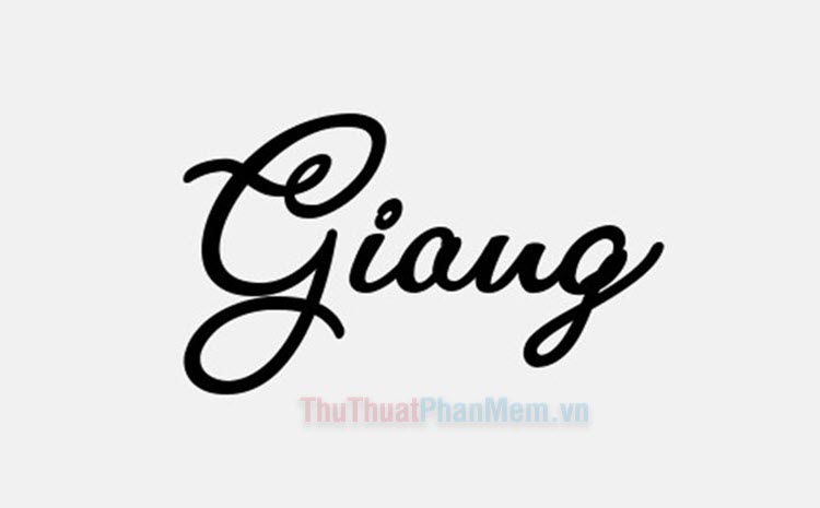 Giang's Signature Style - The Most Exquisite Signature Designs for Giang