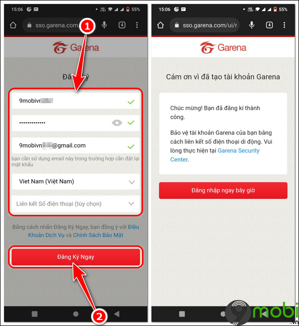 How to Register and Create a Free Garena Account