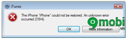 Resolve errors 3194, 3000, 3020, 3100, 3999... during iOS 9.2 installation