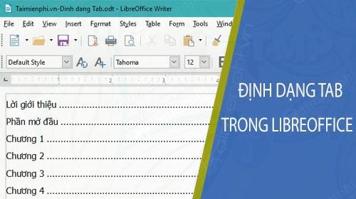 Tab Formatting Techniques in LibreOffice