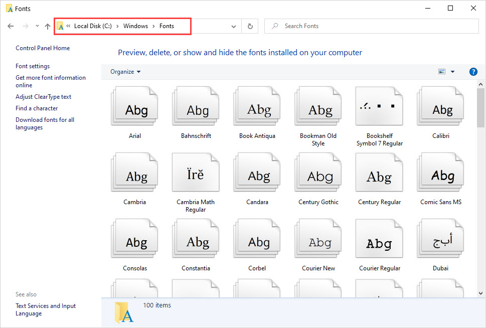 Download Complete Vietnamese Font Package for Windows 10
