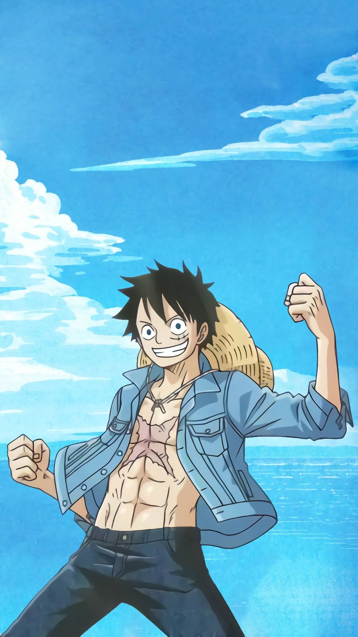 Beautiful, adorable, and charming images of Luffy's laughter