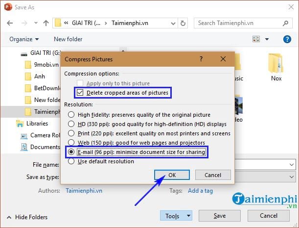 Reducing File Size in PowerPoint for Office 2019