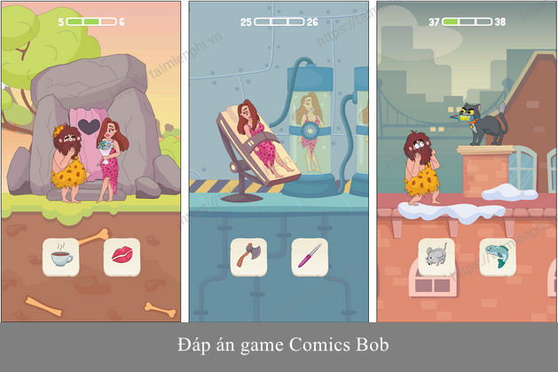 Compilation of Latest Comics Bob Game Answers