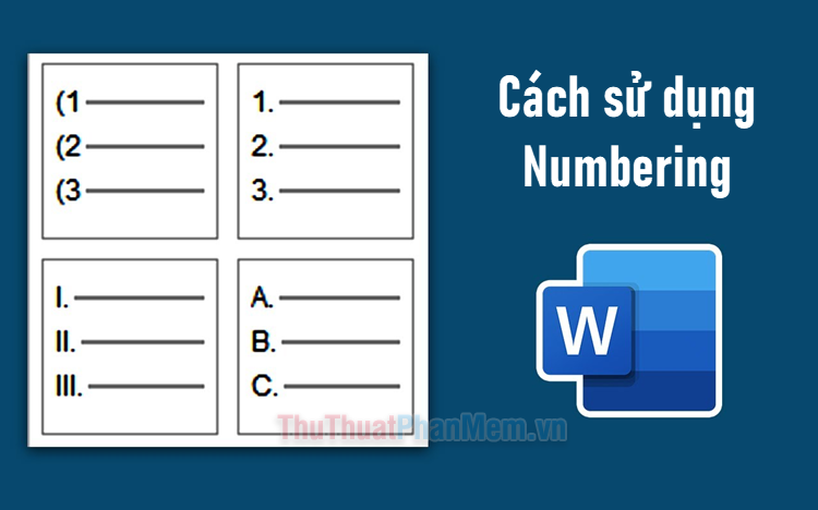 Using Numbering in Word