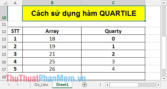 QUARTILE Function - Unveiling Dataset Quartiles in Excel