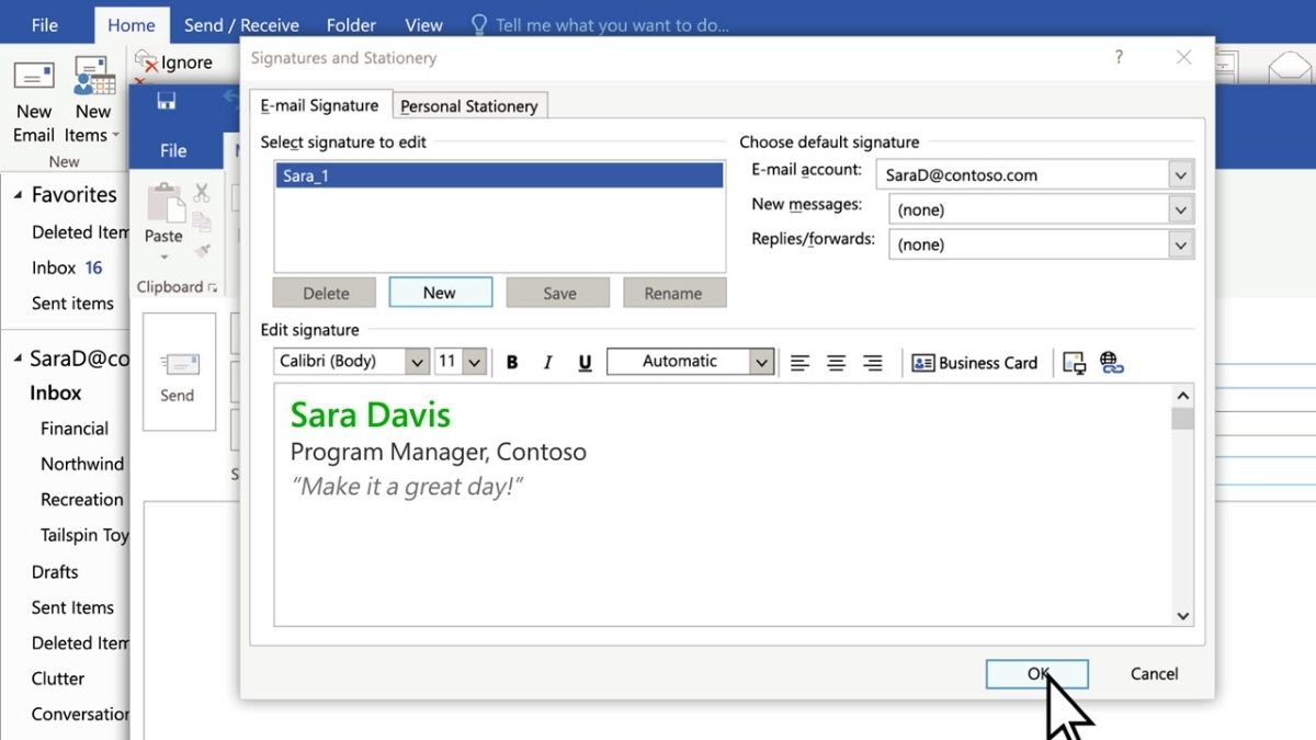 Crafting Email Signatures in Outlook Office 365 and Web