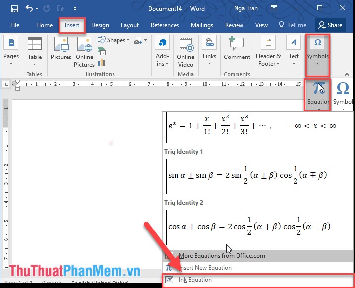 Quick and Easy Way to Type Mathematical Formulas in Word 2016