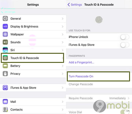 Unlocking iPhone 6 with fingerprint technology, activating Touch ID on ...