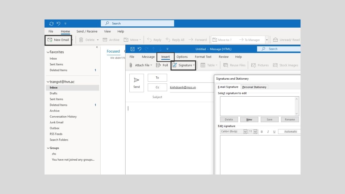 Crafting Email Signatures in Outlook Office 365 and Web