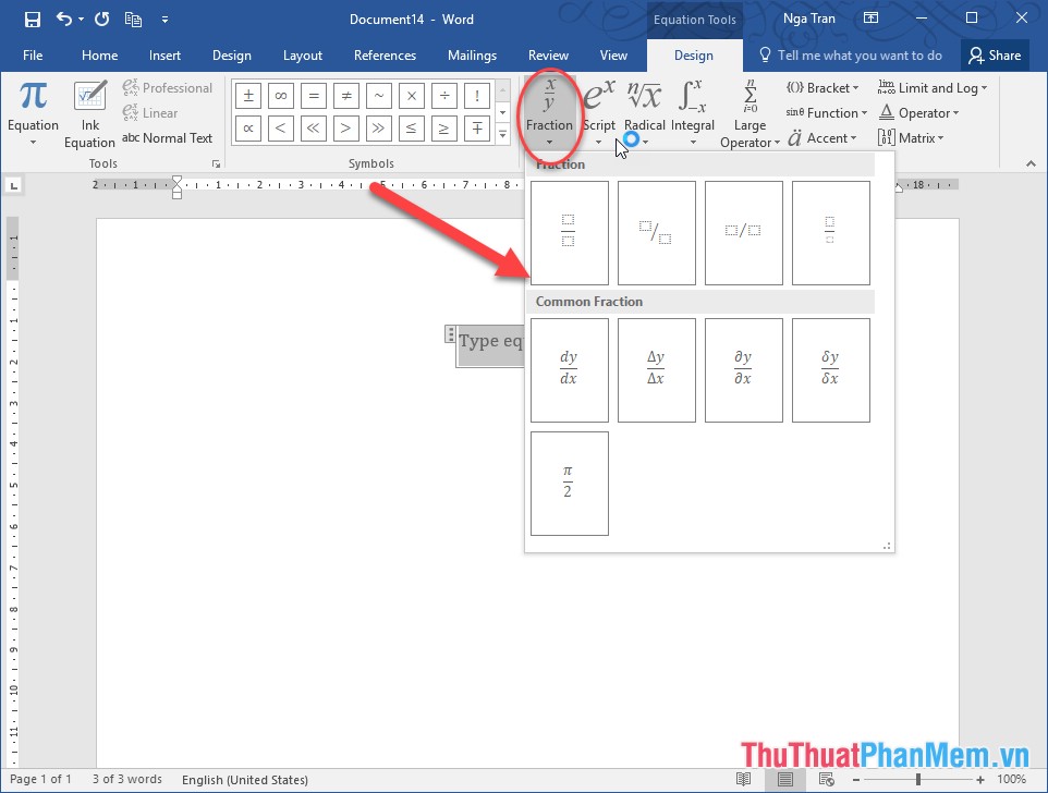 Quick and Easy Way to Type Mathematical Formulas in Word 2016