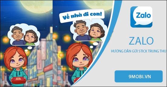 Guide to Sending Mid-Autumn Festival Stickers on Zalo, Sending Festive ...