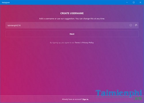 Install Instagram on Windows 10, set up Instagram on Windows 10