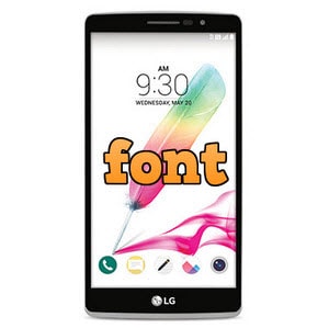 Change LG font, update font style on LG G10, G3, G2...