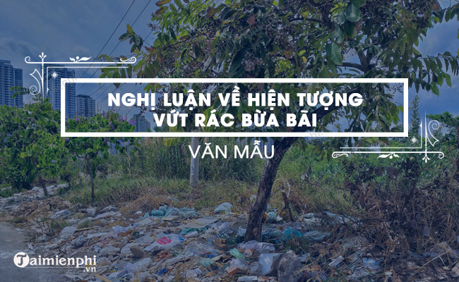 Debate on the Phenomenon of Indiscriminate Littering - Grade 9 Sample ...