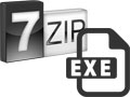 Create .EXE file using 7-Zip