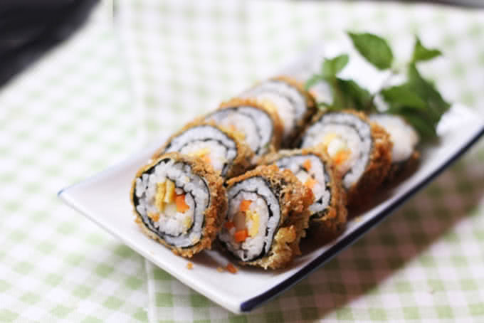 Discover the Crispy and Tender Delight of Fried Kimbap