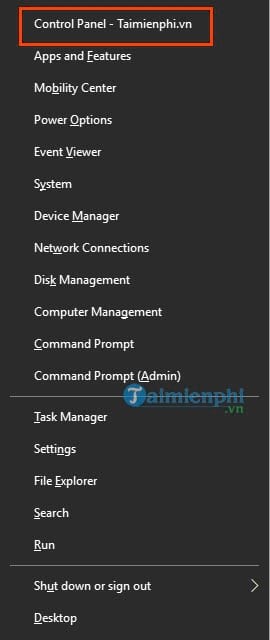 Adding Control Panel to Windows 10 Power Menu using Win X Menu Edit