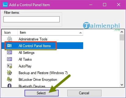 Adding Control Panel to Windows 10 Power Menu using Win X Menu Edit