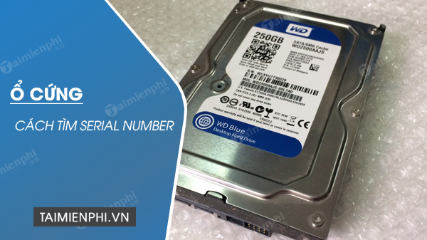 Discovering the Serial Number of your HDD and SSD on Windows