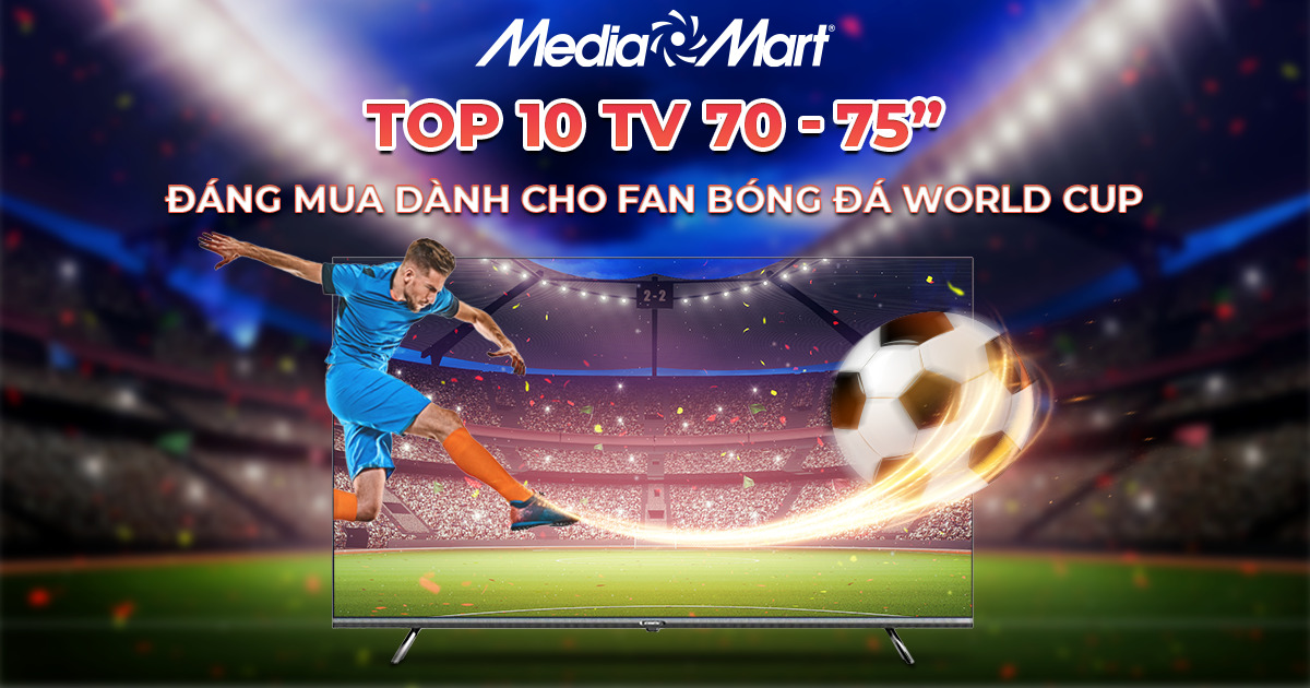 Check out the top 10 must-have 70 - 75 inch TVs for soccer World Cup fans