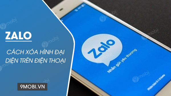 Deleting Zalo Profile Picture on Mobile