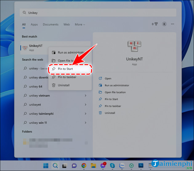 Bringing Unikey to Your Desktop, Taskbar, and Start Menu