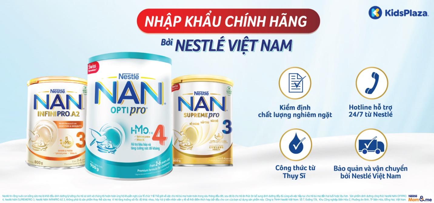 Explore the finest range of authentic Nestlé Vietnam NAN formula milks ...