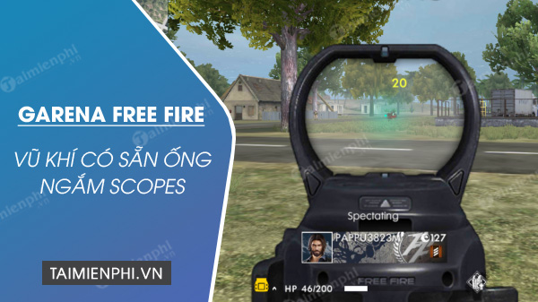List of Guns with Built-in Scopes in Free Fire