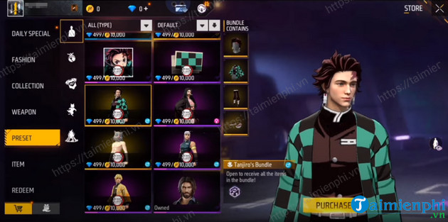 Free Fire x Demon Slayer Event Schedule and Rewards