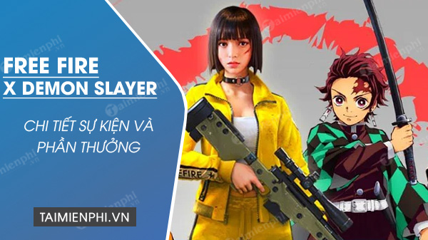 Free Fire x Demon Slayer Event Schedule and Rewards
