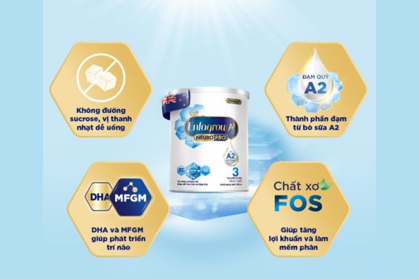 Tại sao sữa Enfa A2 số 3 là lựa chọn tốt nhất cho sự phát triển của bé?