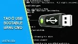 Creating a Bootable USB Drive Using CMD